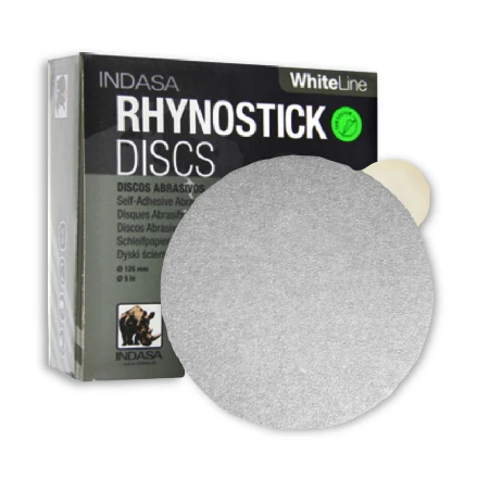 5" X 0 Rhynostick 600 Grit WhiteLine Disc - Bart Supply